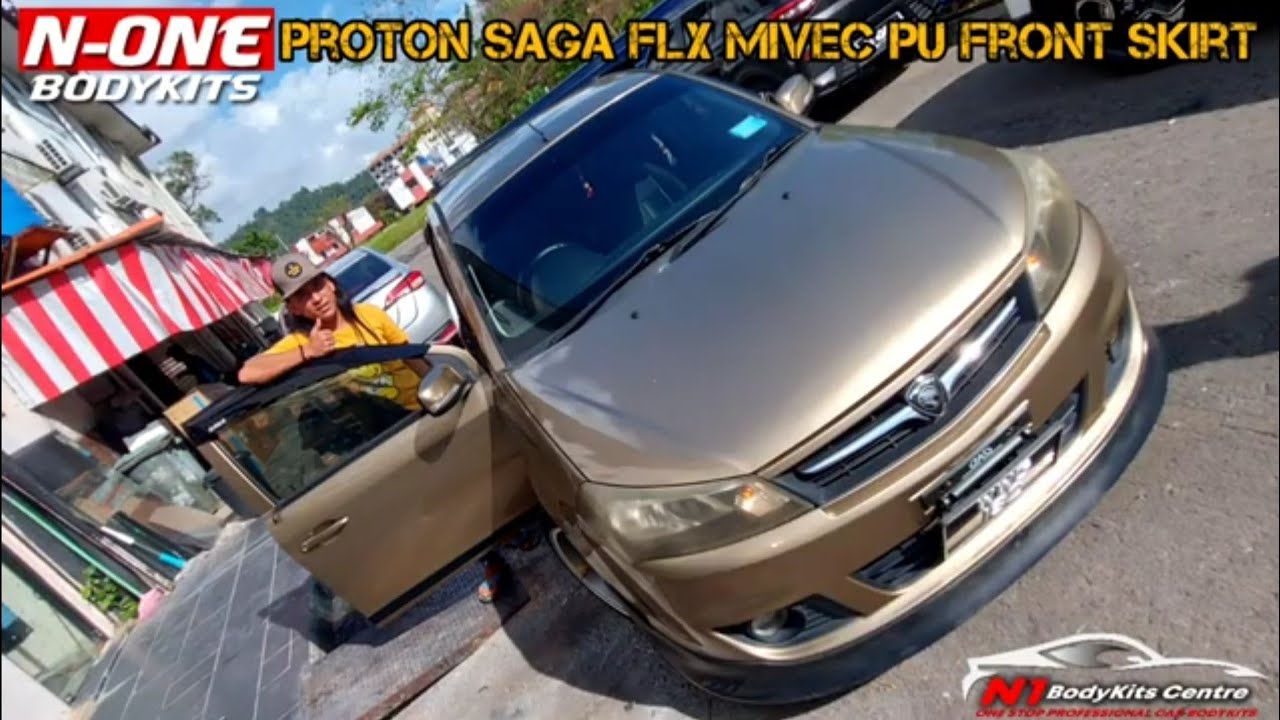 Thanks customer support Proton saga flx mivec pu front skirt - YouTube