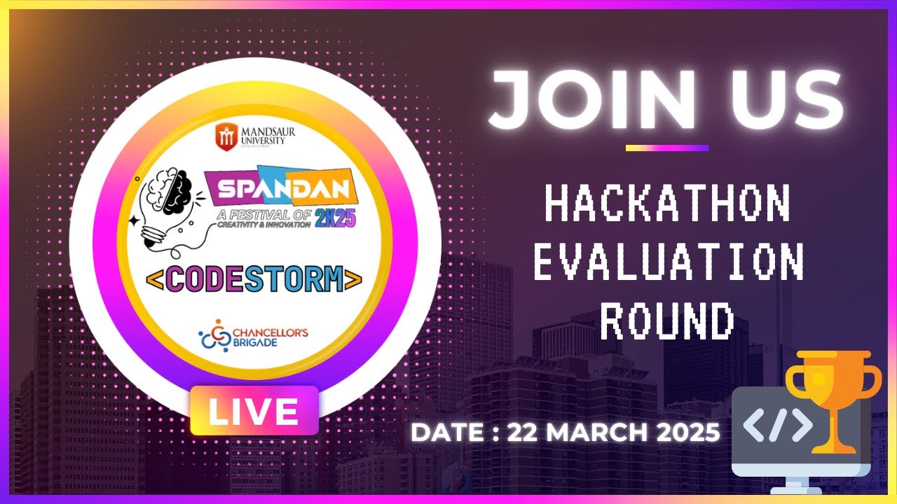 CODESTORM HACKATHON JUDGEMENT R0UND | SPANDAN 2K25 - YouTube