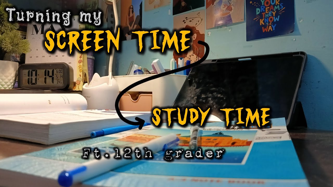 Turning my screen time 📱into study time📖|12th grader📚 #12thgrader - YouTube