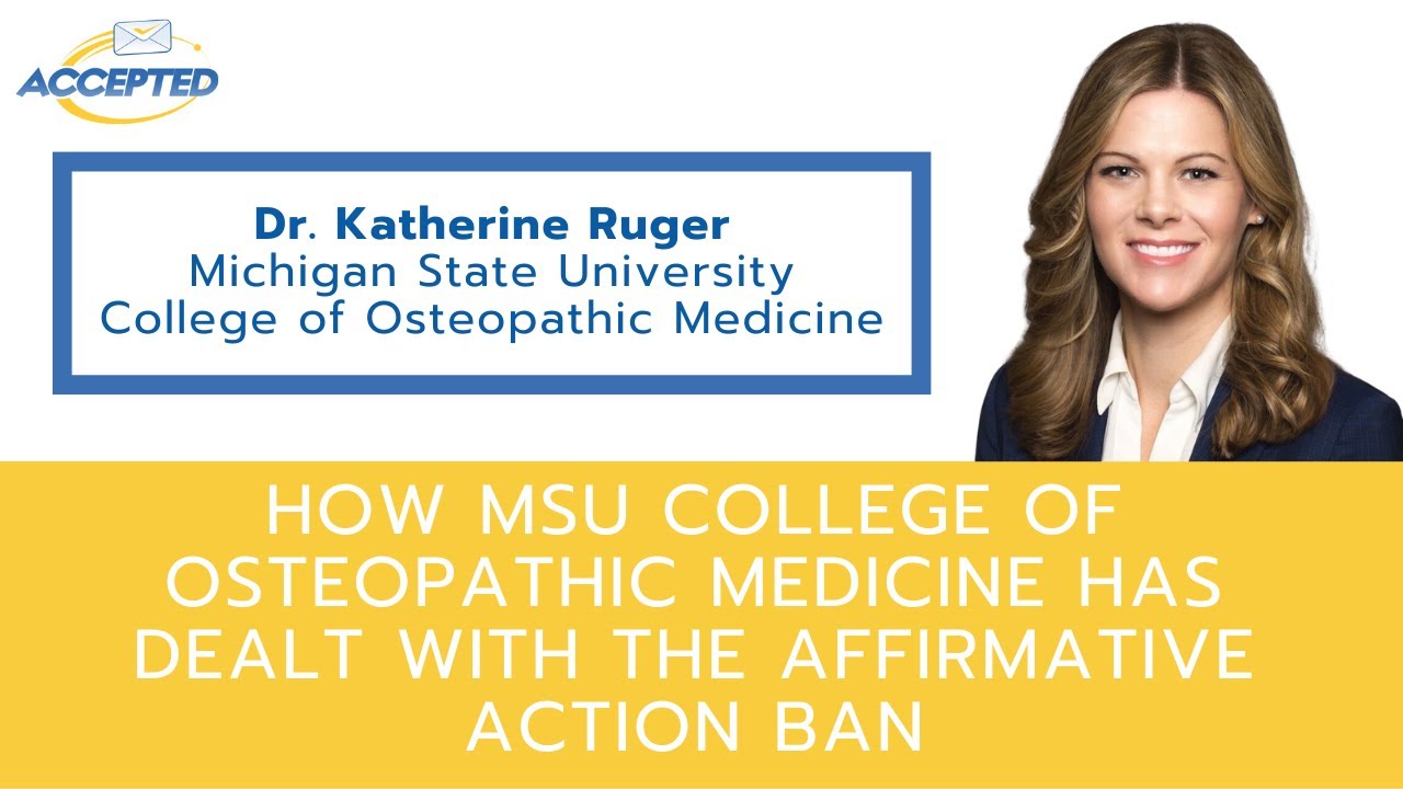 How MSU College of Osteopathic Medicine Has Dealt With the Affirmative ...