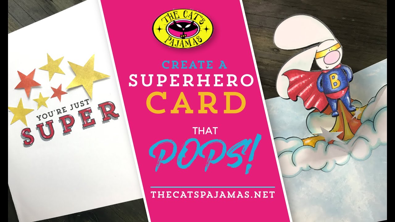 Create A Popup Super Hero Card - YouTube