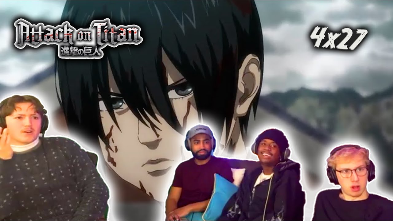 CARNAGE! First Time Reaction to Attack On Titan 4x27 - YouTube