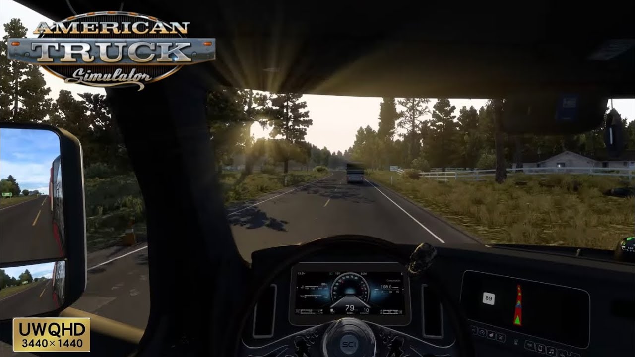 #34 ATS American Truck Simulator 21:9 ultrawide - YouTube
