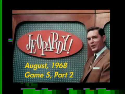Jeopardy! Host: Art Fleming, Aired: August 23, 1968 - YouTube
