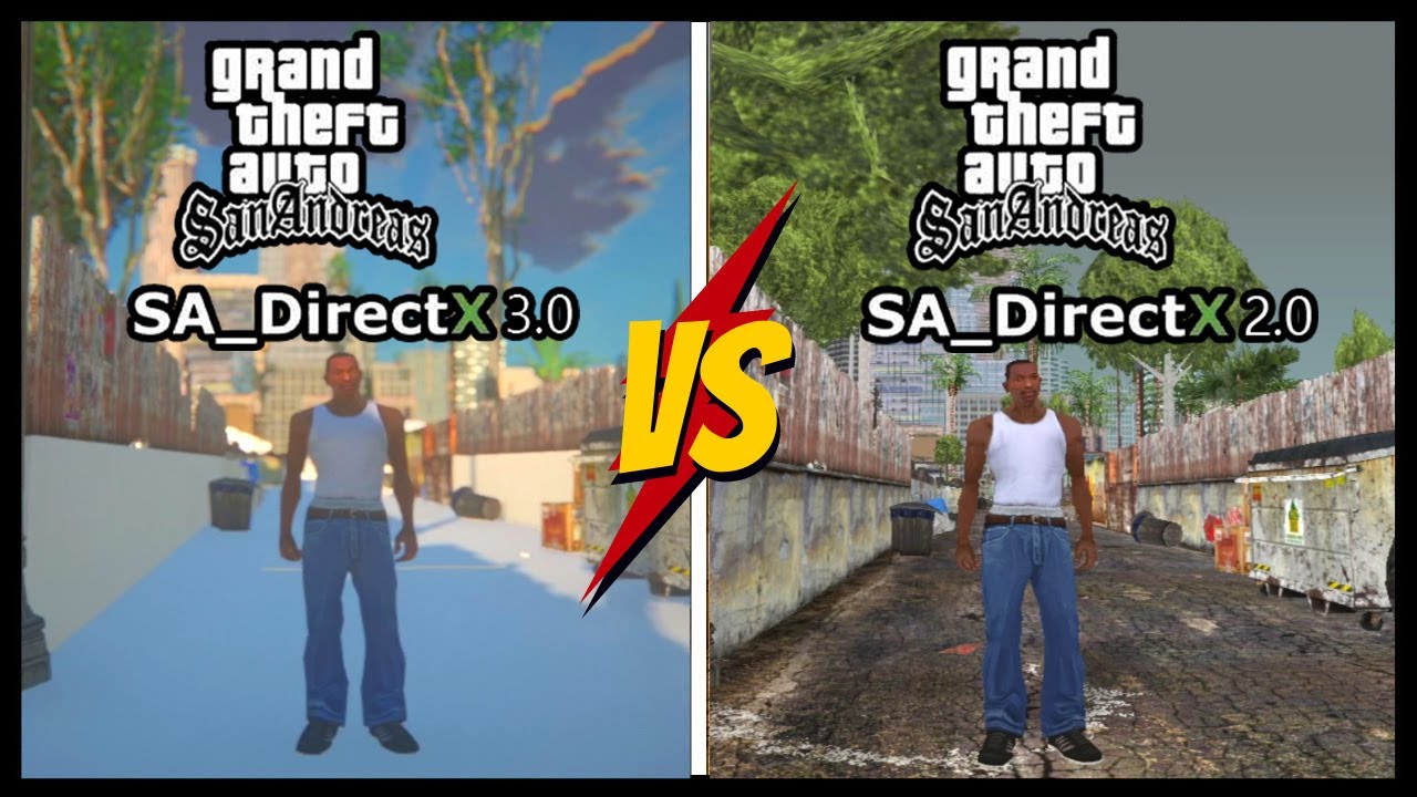 GTA San Andreas Mods: SA_DirectX 3.0 VS SA_DirectX 2.0 Which Graphic Is ...