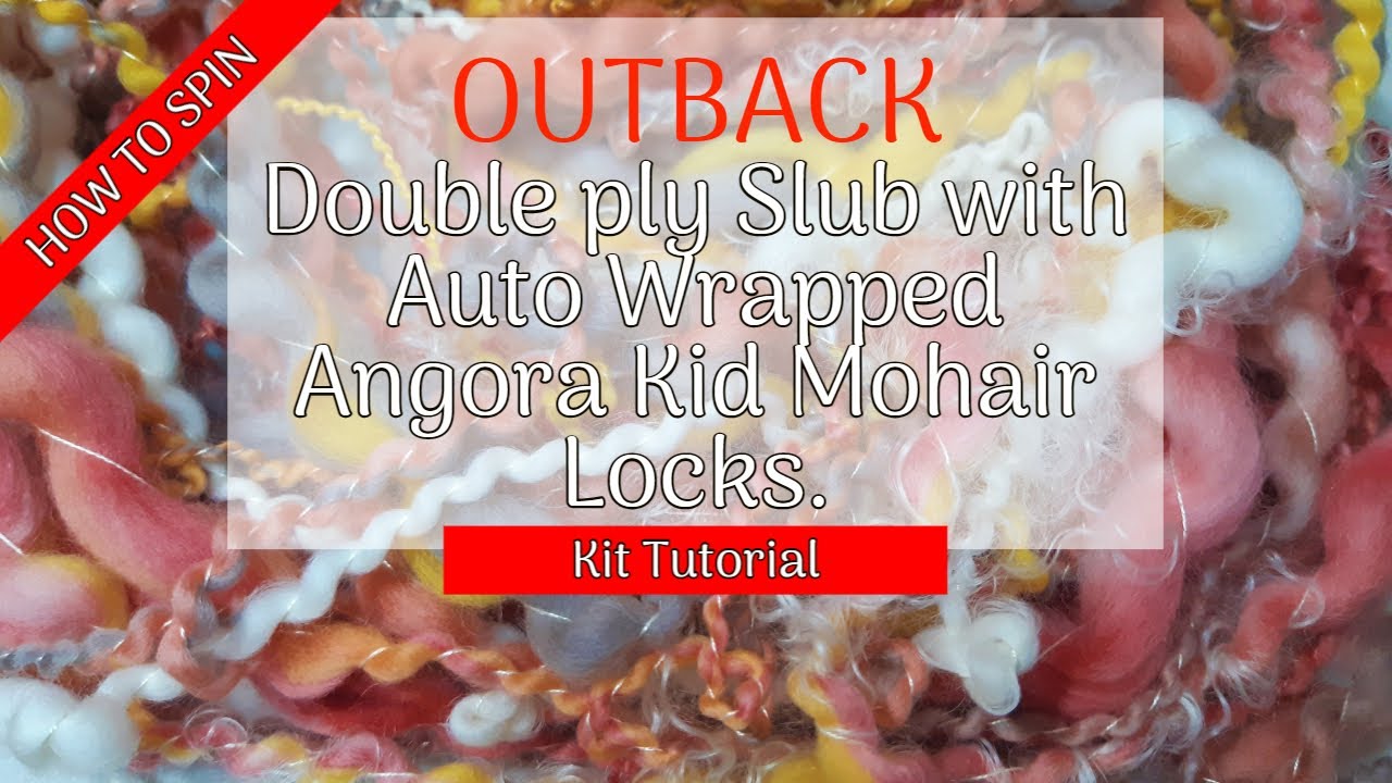 How to Spin Slub with Angora Kid Mohair Locks - Kit Tutorial - YouTube