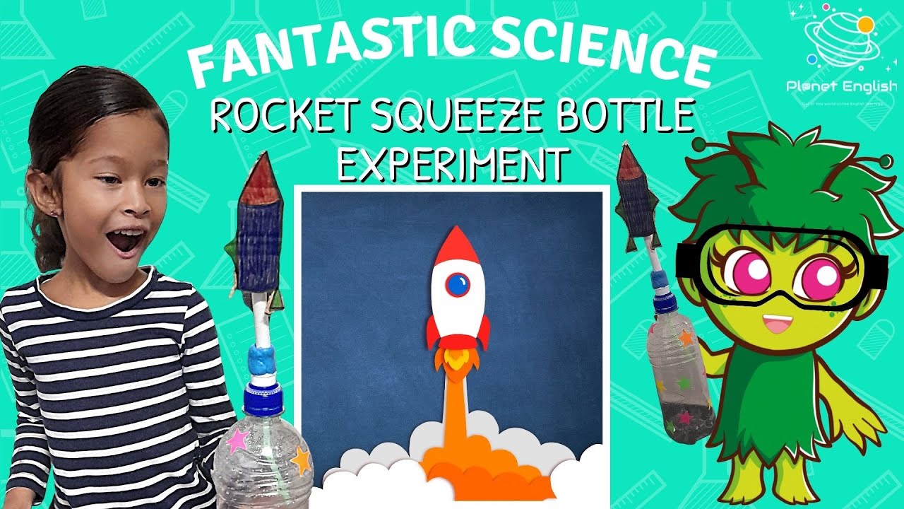 Rocket Squeeze Bottle Experiment | Kids Science - YouTube