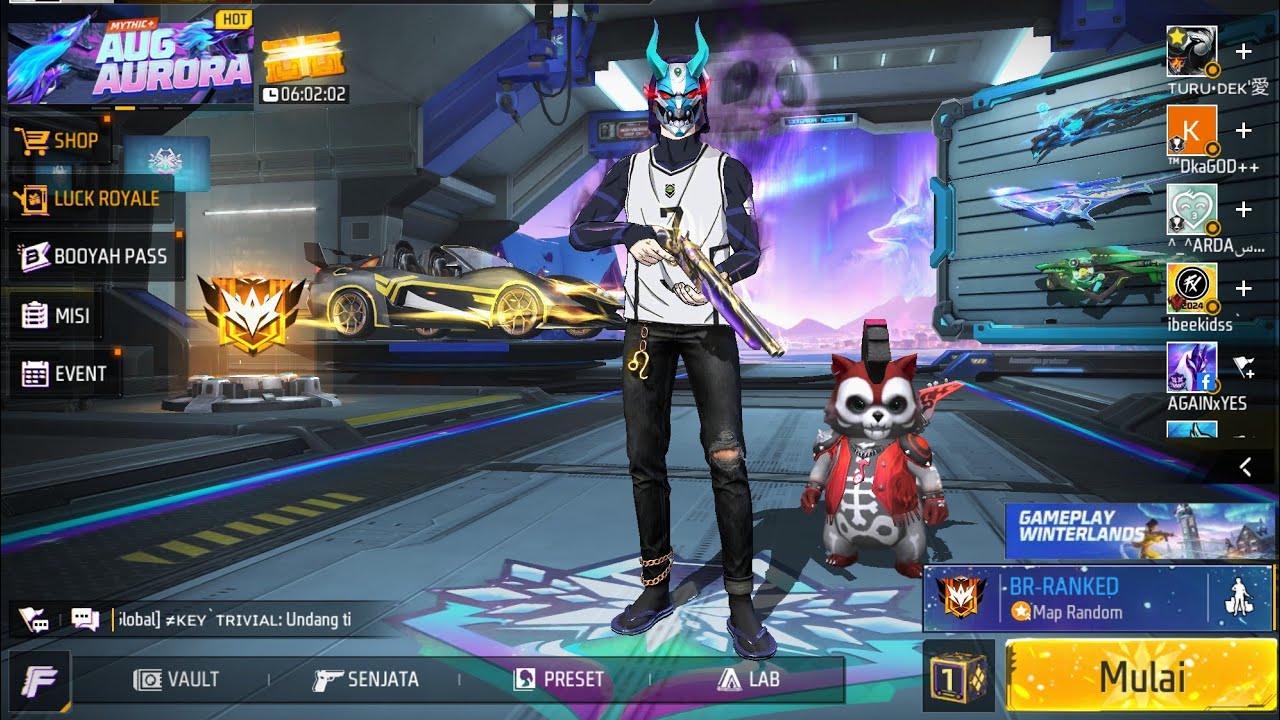 UP BR RANKED | HARI LIBUR SEKOLAH FIX PARA BOCIL FF SIAP MENURUNKAN BR ...