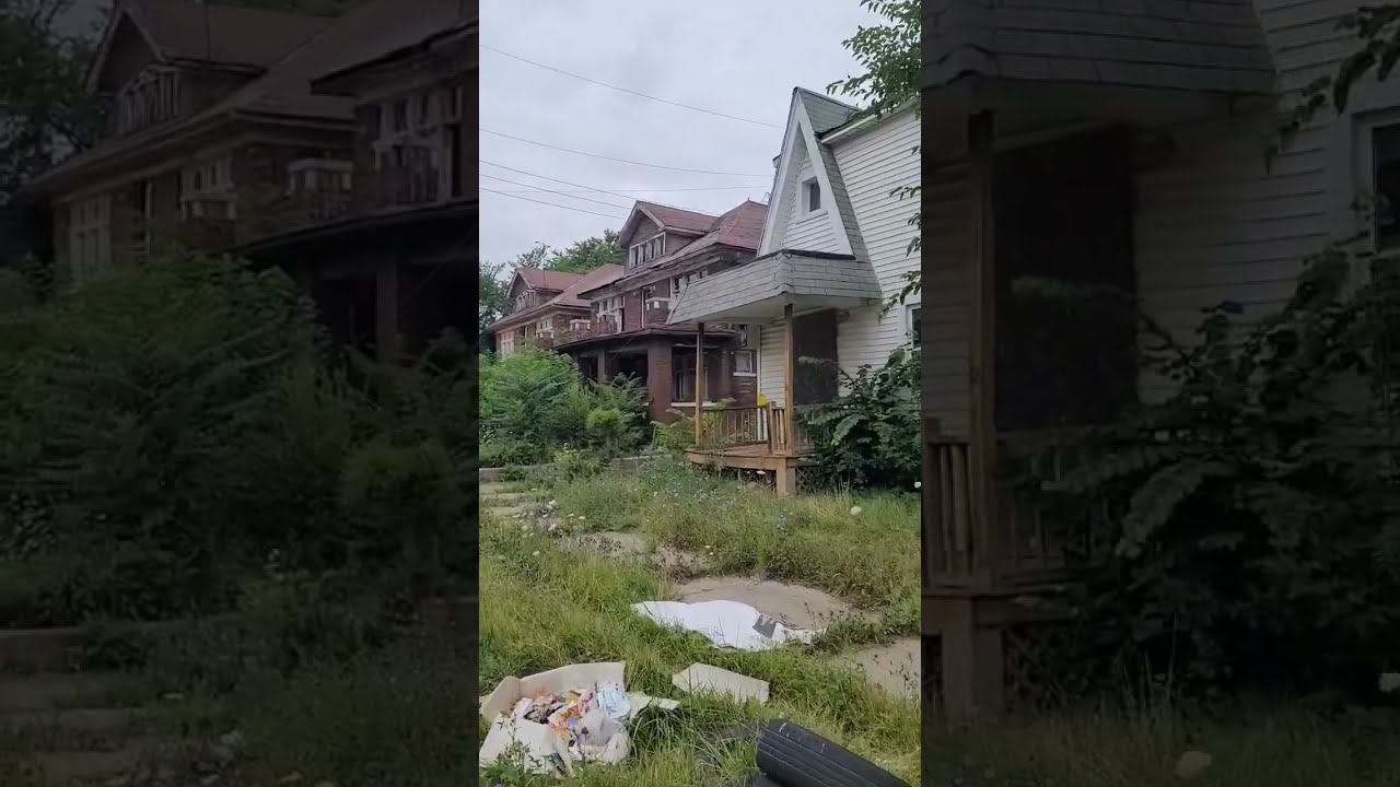 Detroit Michigan Abandoned Hoods #shorts - YouTube