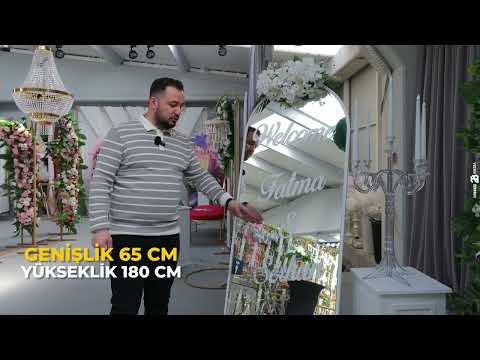 Organizasyon Düğün Davet Karşılama Aynası