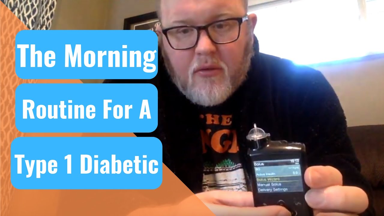 The Morning Routine For A Type 1 Diabetic - YouTube