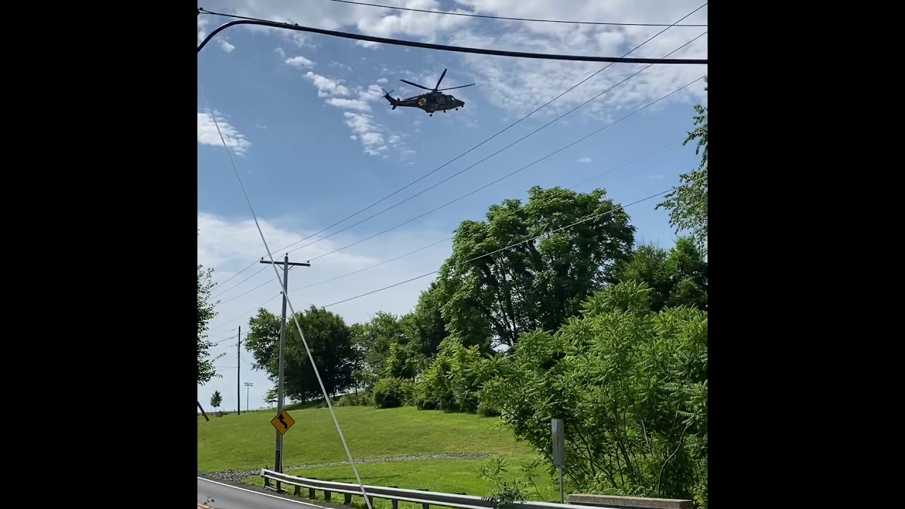 MD State Police Trooper 3 Landing and Taking Off - YouTube
