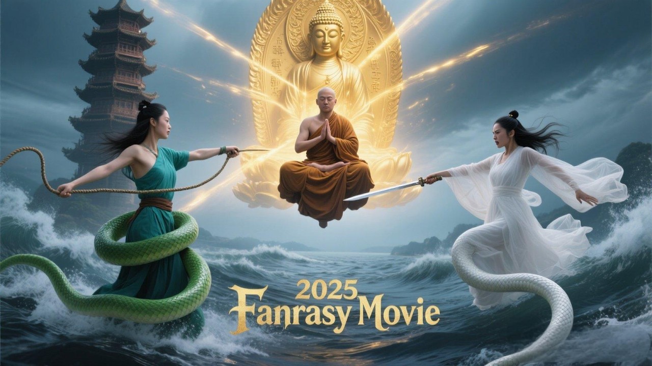 [2025 Fantasy Movie] Sister Turns into Giant Python to Save Her Sister, Battles Monk in Epic ...