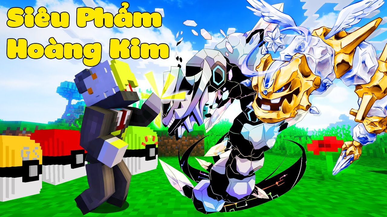 LỚP HỌC PIXELMON TẬP 23 ONE VÀ NOOB YETI THỬ THÁCH TIẾN HOÁ RẮN ĐÁ ...
