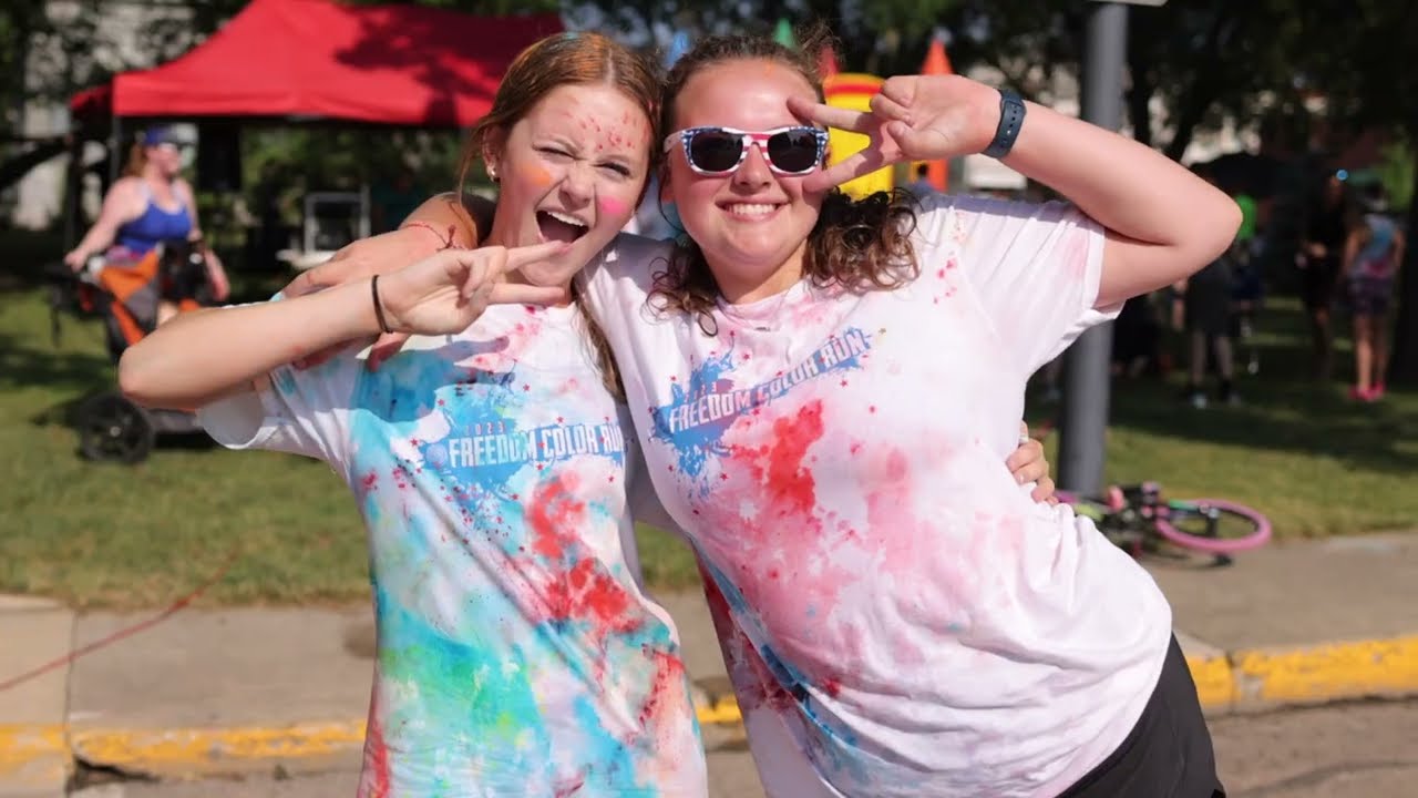 Freedom Color Run 2023 Highlights - YouTube