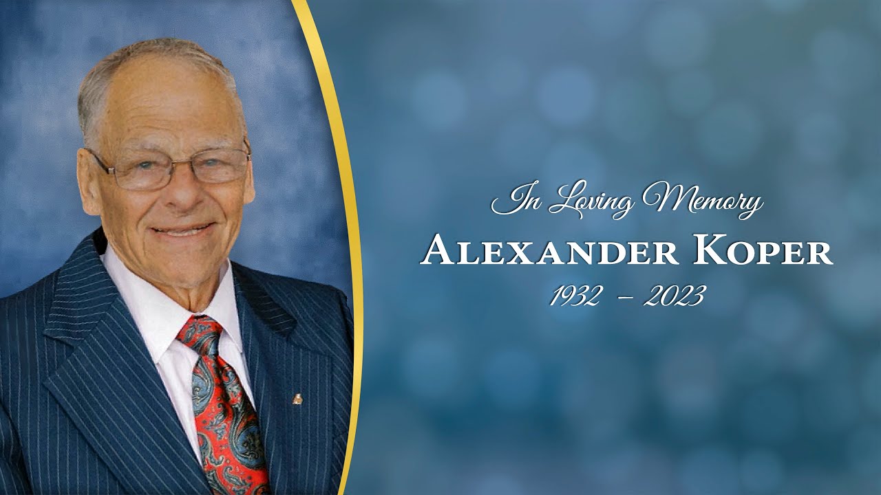 Alexander Koper Funeral Service - YouTube