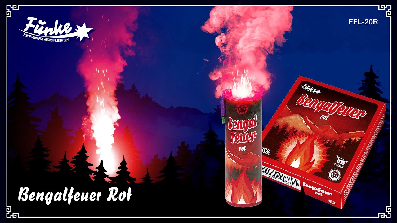 Bengalfeuer Rot - Red flare [Batch 2022] - YouTube