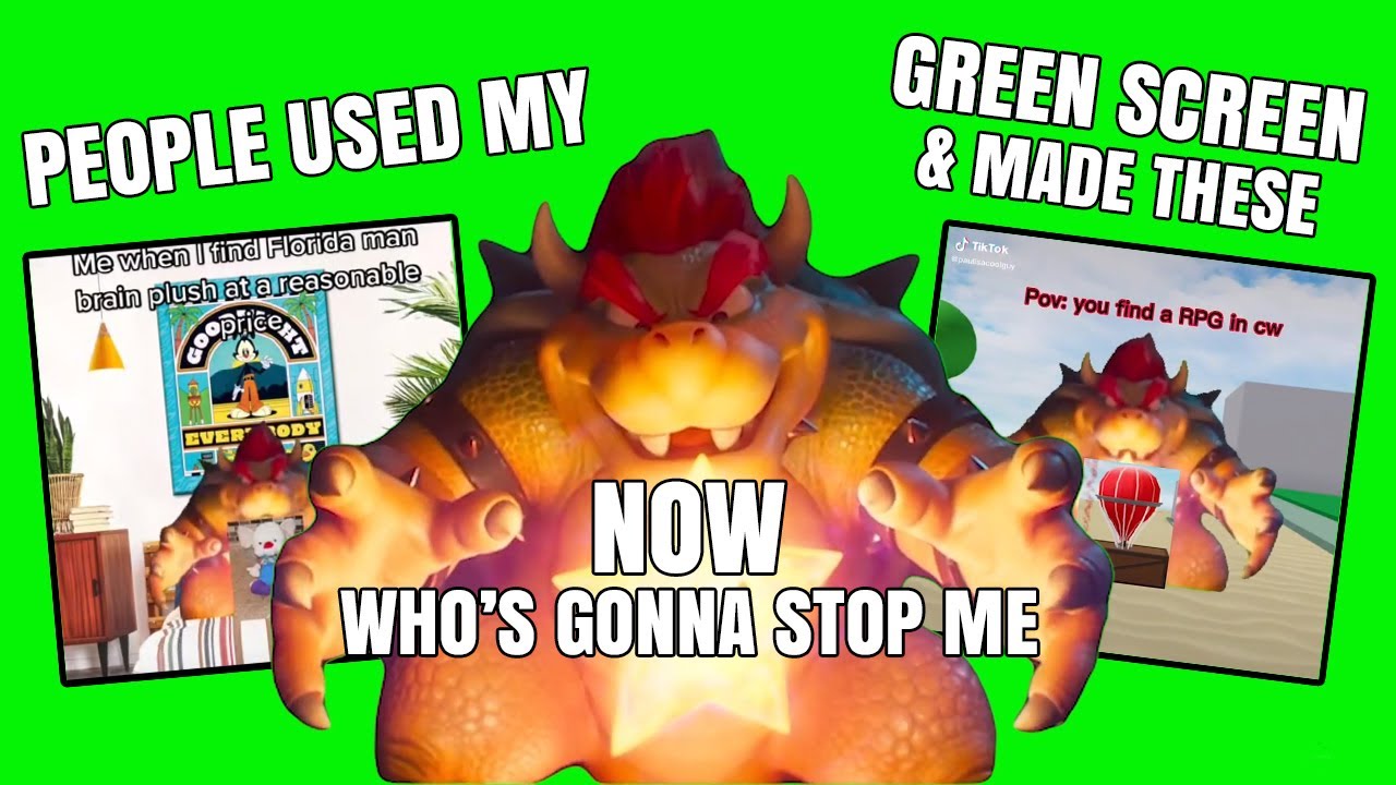 People Made Memes from My “Now Who’s Gonna Stop Me” Green Screen - YouTube