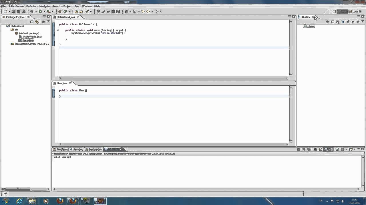 Java#1 - Der Einstieg (Eclipse) - YouTube