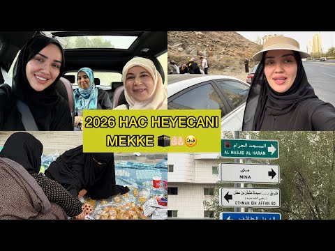 ARAFATA BİR GÜN KALA MEKKE🕋🤲🏻🥹Birlikte geziyoruz 2026 #hajj #makkah 