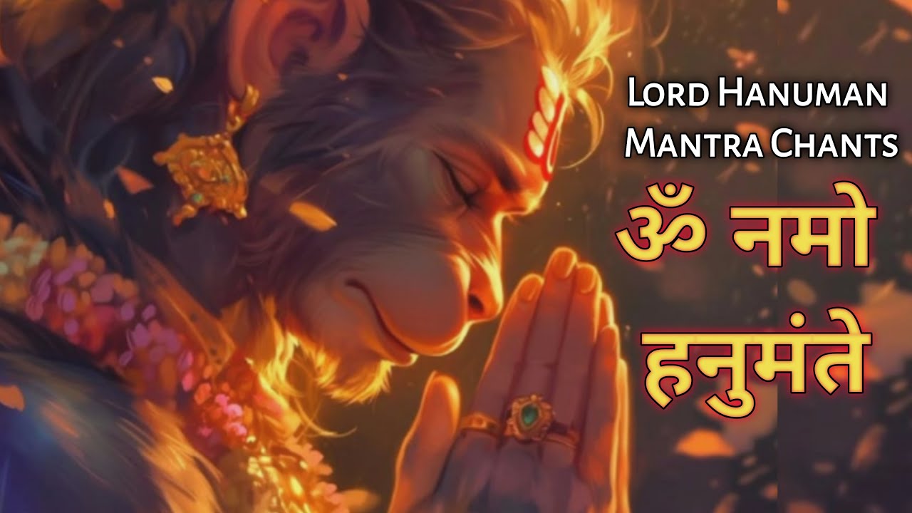 Hanuman Powerful Mantra :- Divine Energy of Courage & Devotion|ॐ नमो ...