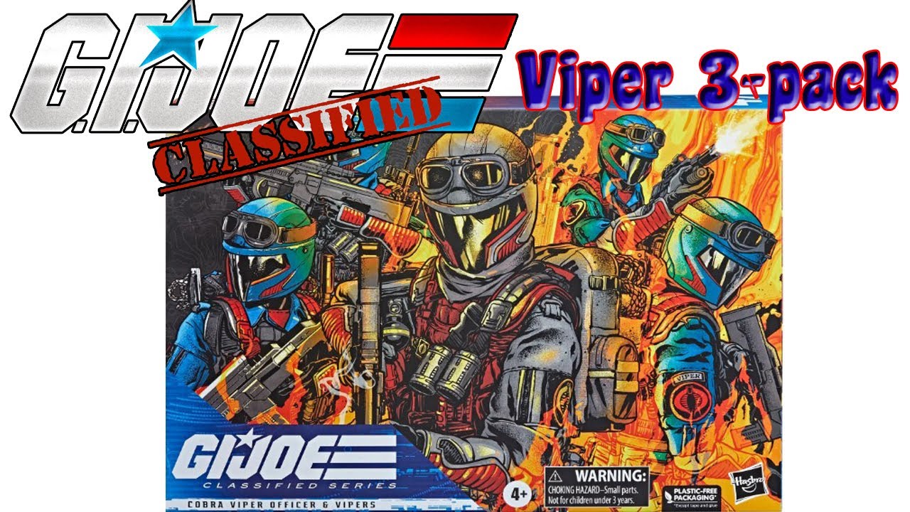 GI Joe Classified Viper 3-pack Reviewed - YouTube
