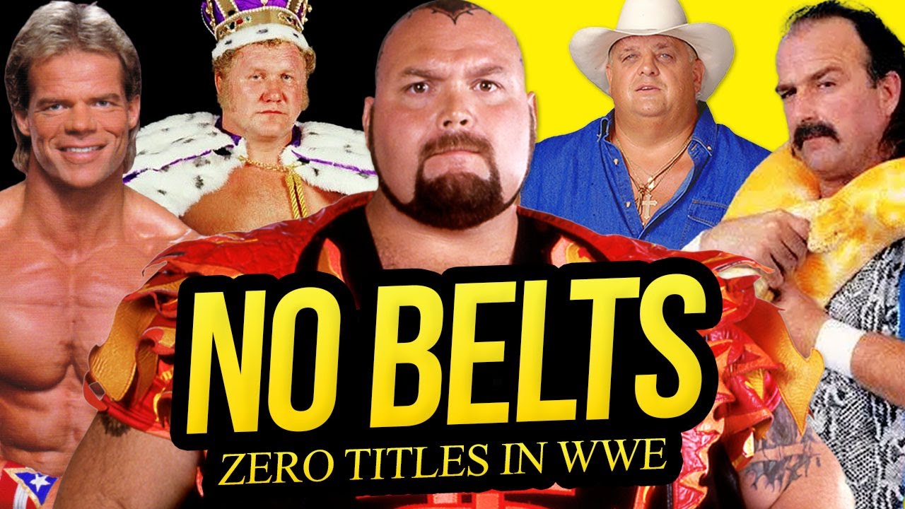NO BELTS | Never Won a Title in WWE! - YouTube