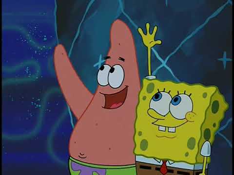 Patrick gets hit in the head with a coconut - YouTube