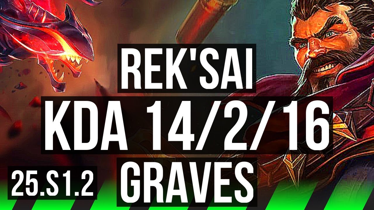 REK'SAI vs GRAVES (JGL) | Legendary | KR Master | 25.S1.2 - YouTube