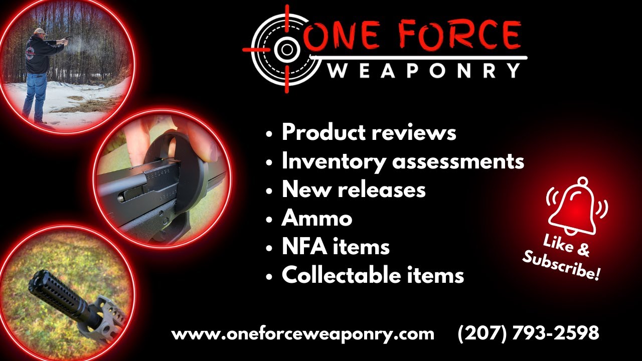 One Force Weaponry: Suppressors and rifles and pistols, Oh My! - YouTube
