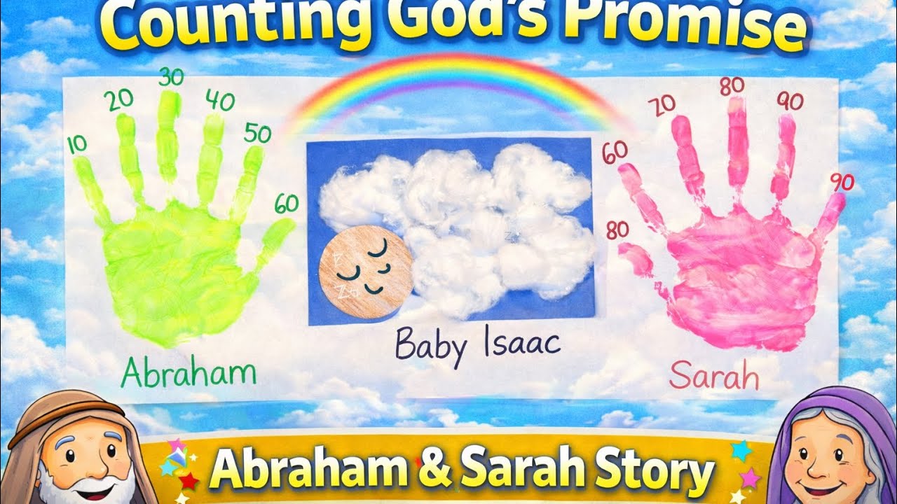 Counting Gods Promise | Abraham and Sarah | Bible Art for Kids - YouTube
