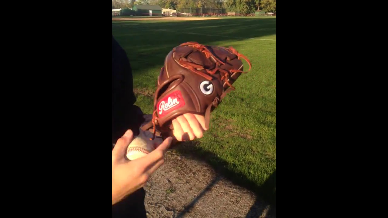 Custom Rolin Baseball Glove Gametime Gloves by Jesus Acuna - YouTube