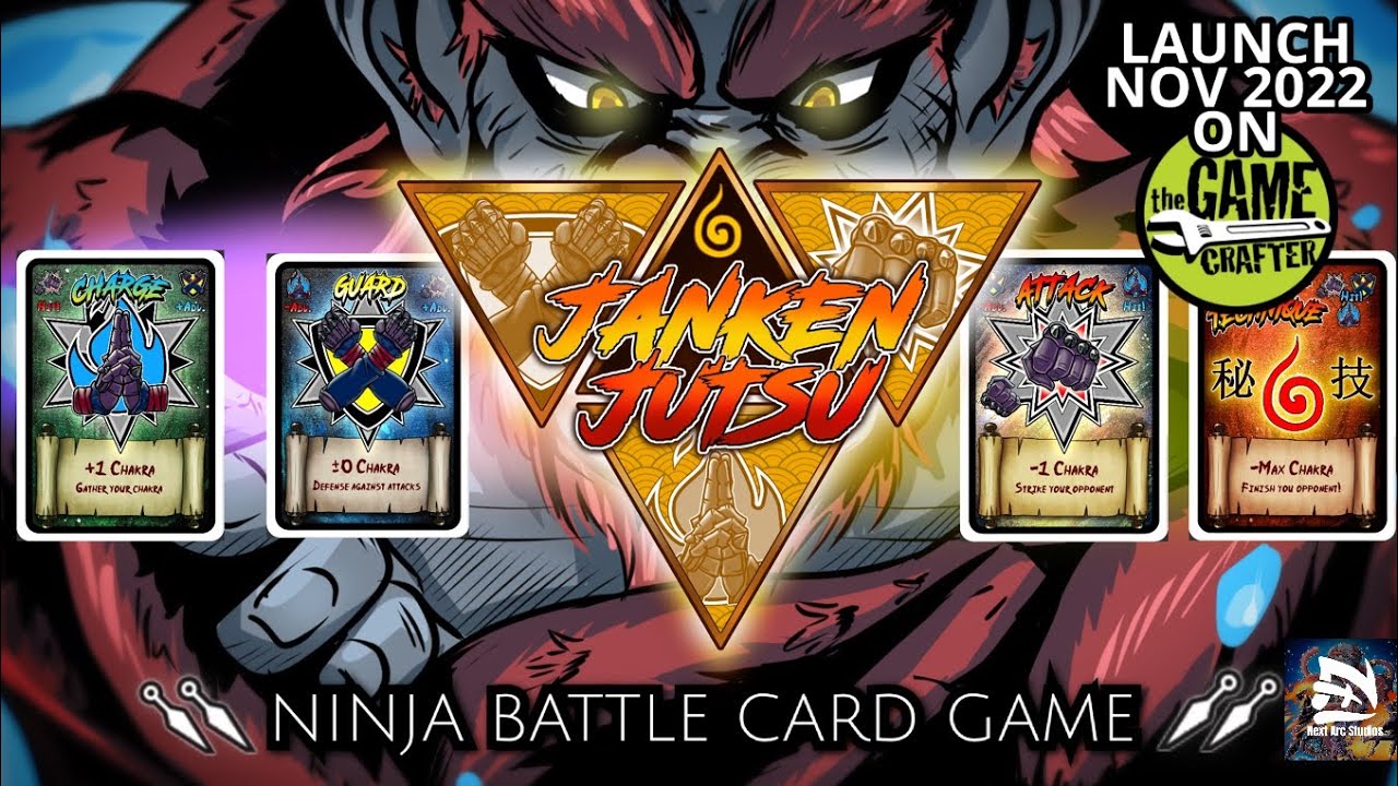 JANKEN JUTSU!: The Most Fun Fighting Card Game You'll Ever Play - YouTube