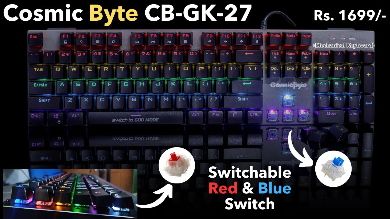 After 120 Days, my experience with CosmicByte Mechanical keyboard - YouTube