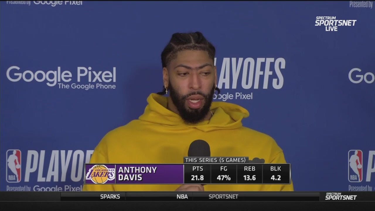 Anthony Davis Postgame Interview | Los Angeles Lakers lose to Memphis ...