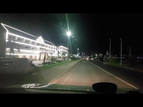 Driving to Apia Pinati's Restraunt and around Town at Night Friday 5 ...