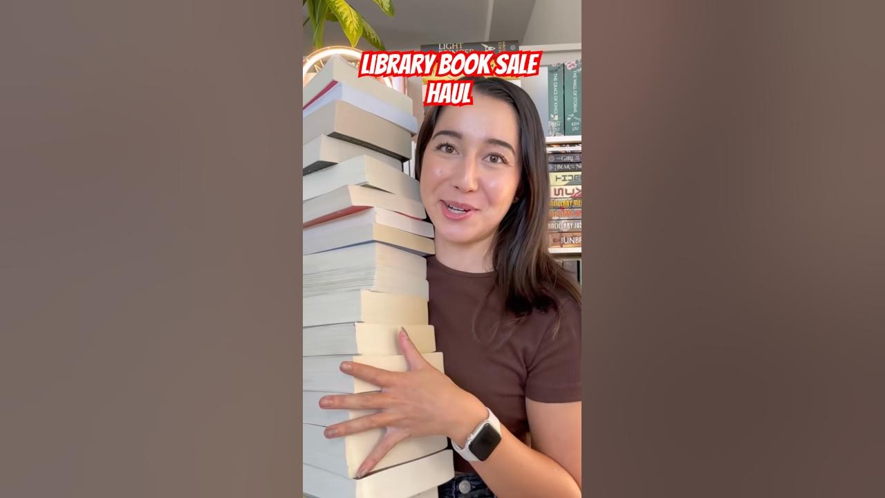 Library book sale haul - YouTube