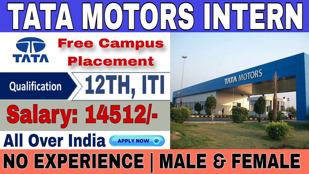 TATA MOTORS JOB | INTERN PROGRAM | 12TH PASS | ITI JOB | #job #jobalert #automobile #iti # ...
