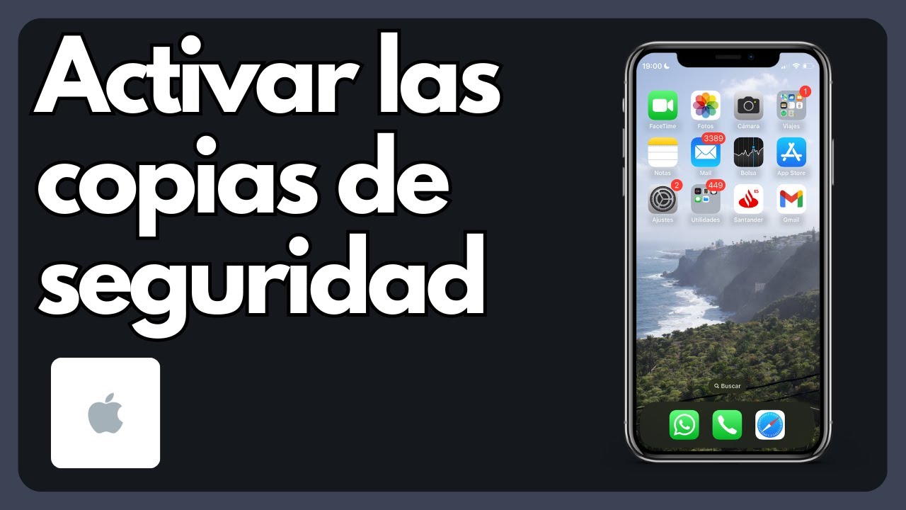 Cómo activar las copias de seguridad automáticas en tu iPhone - YouTube