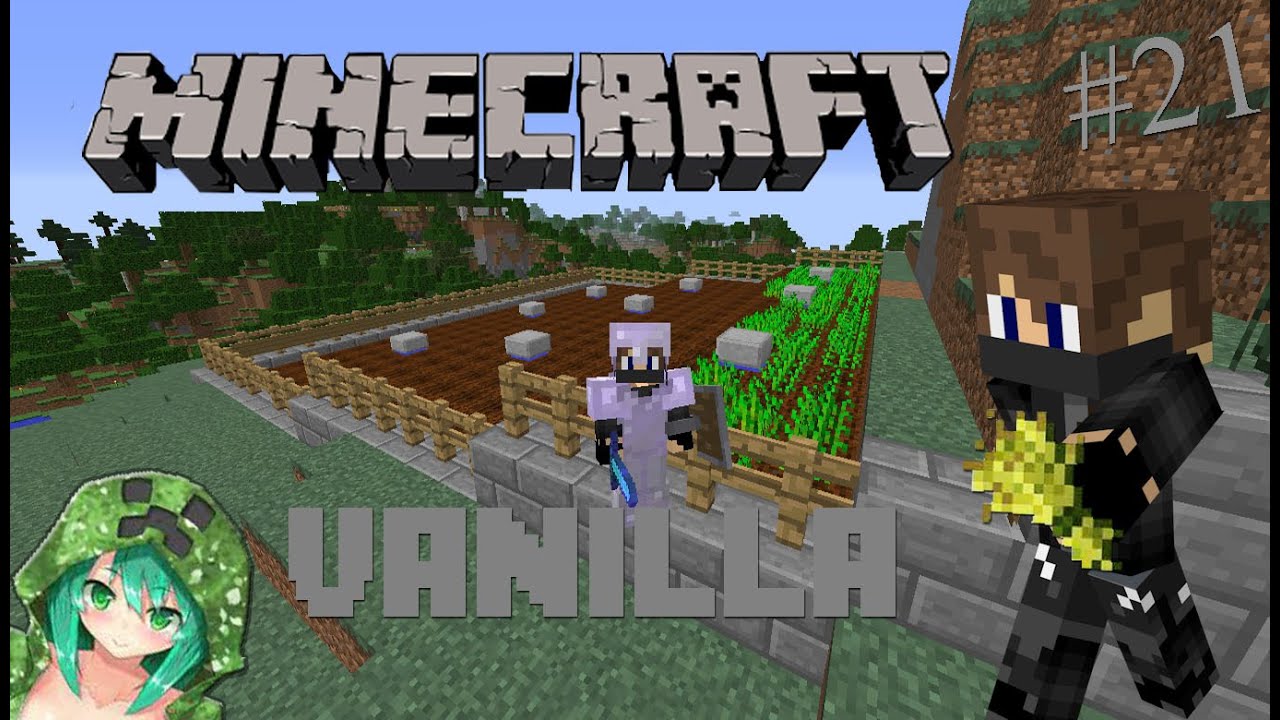 MINECRAFT VANILLA - #21 - Una farm di grano semi-automatica - YouTube