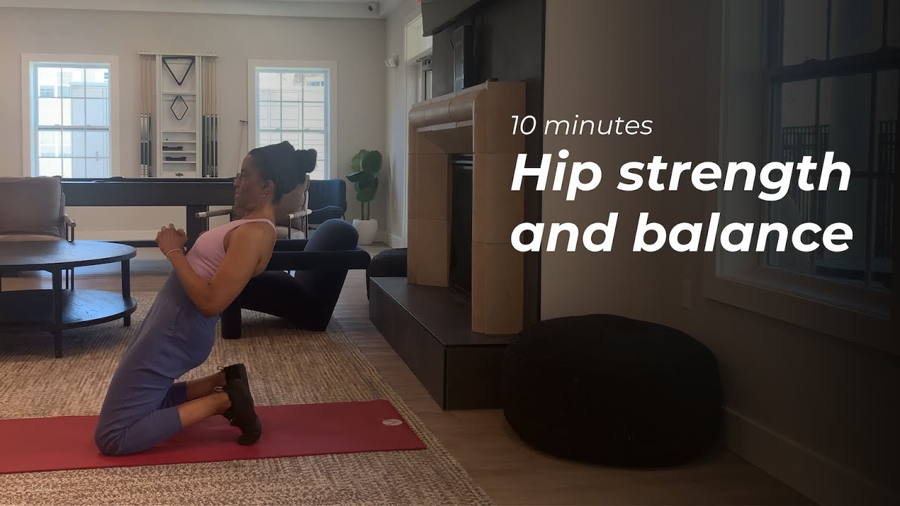Hip strength and balance - YouTube