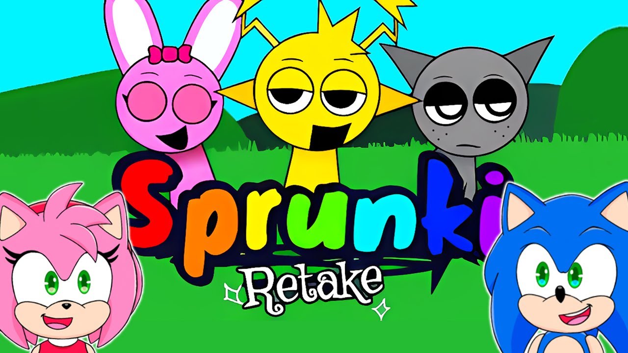 SPRUNKI BUT BETTER... Sonic and Amy play SPRUNKI RETAKE - YouTube