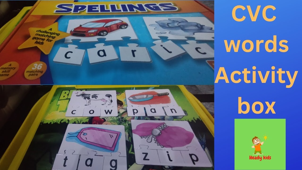 CVC words activity|how to teach CVC words|heady kids - YouTube