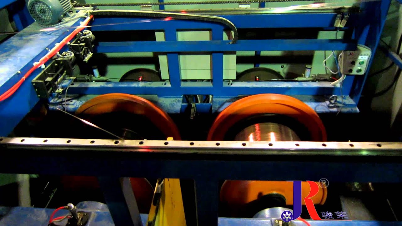 copper rod break down machine with online annealer - YouTube