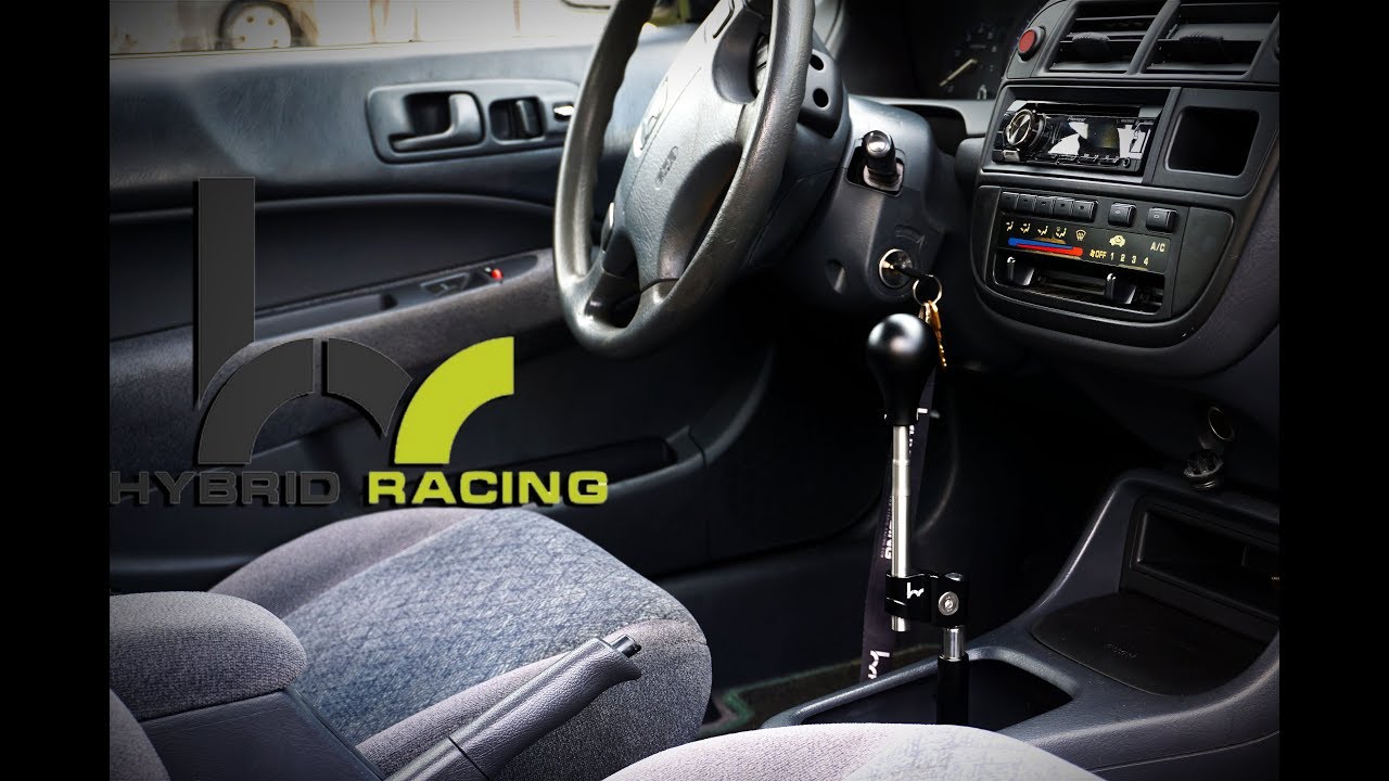 HYBRID RACING B/D SERIES SHIFTER INSTALL & REVIEW! - EJ8 Civic - YouTube