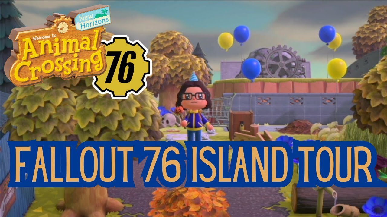 Fallout 76-inspired Island Tour | Animal Crossing New Horizons - YouTube
