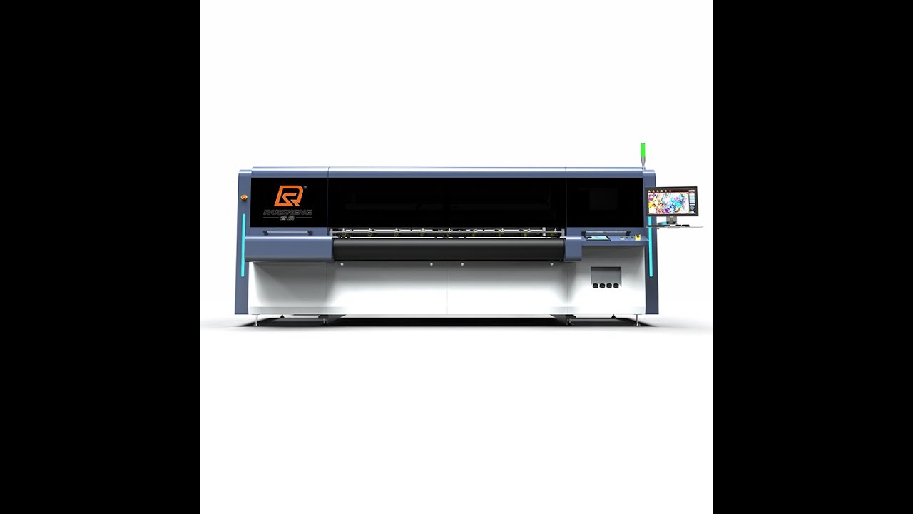 Ruisheng E8UV digital corrugated cardboard UV printing machine ...