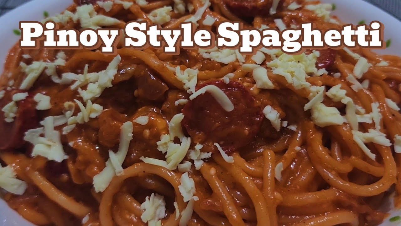 Sweet and Cheesy Filipino Style Spaghetti - YouTube