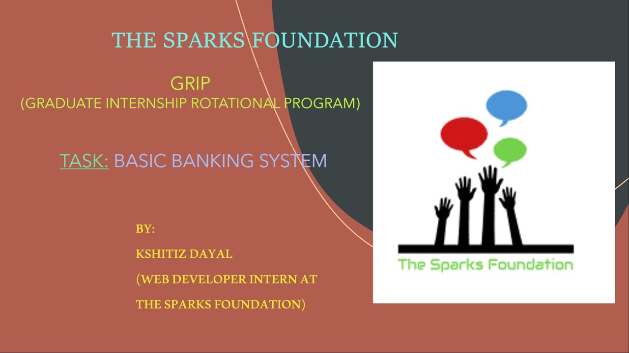 Basic Banking System: GRIP Internship - YouTube
