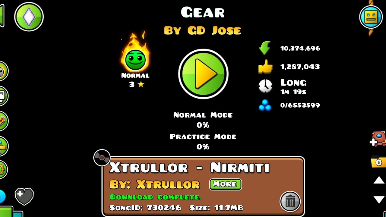 Gear by GD José | geometry dash - YouTube